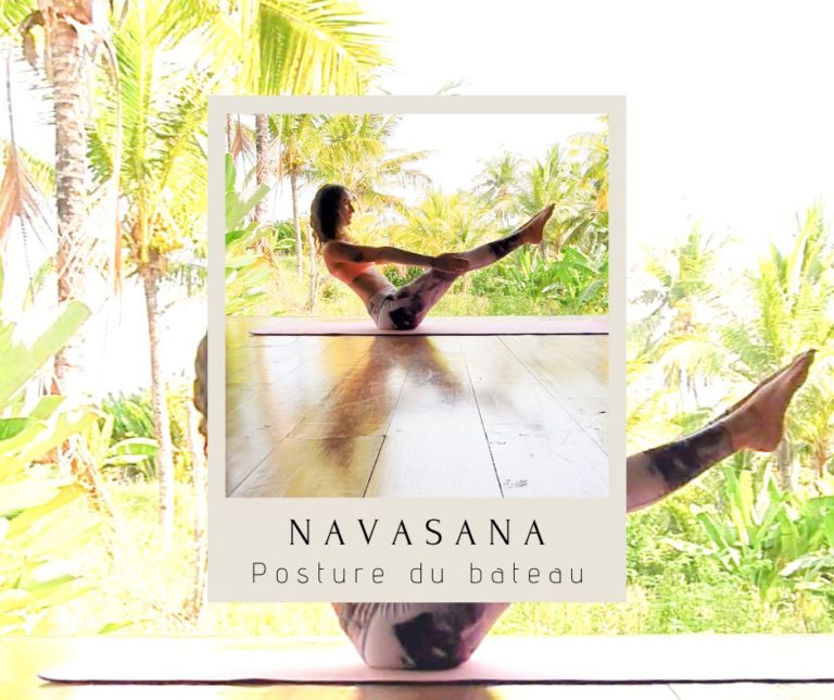 Navasana, la posture du bateau - Constance Moon